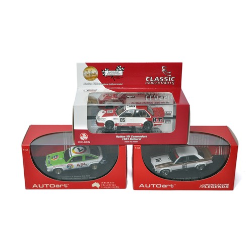 A group of 3 diecast model cars comprising Autoart Holden LX Torana SS ...