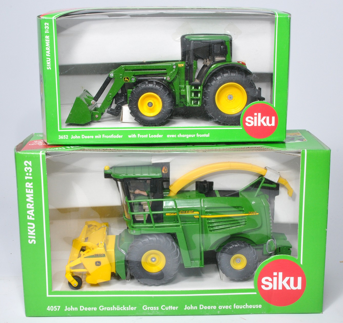 Siku 1/32 diecast farm model issues comprising John Deere Forage ...