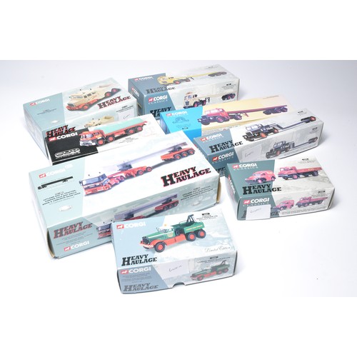 A selection of Corgi diecast Heavy Haulage commercial issues including ...