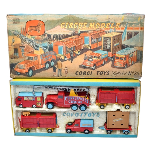 Corgi No. GS23 Chipperfields Circus Models Gift Set. Displays generally ...