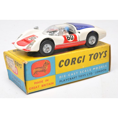 Corgi No. 330 Porsche Carrera 6. White, red, blue. RN60. Displays ...