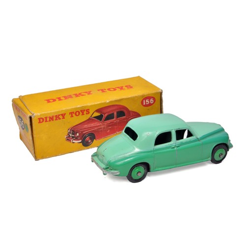 Dinky no. 156 Rover 75 Saloon. Two-tone Green. Displays generally very ...