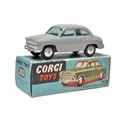Corgi No. 202 Morris Cowley Saloon. Grey body. Displays excellent, with ...