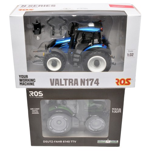 ROS 1/32 farm model duo comprising Valtra N Series Tractor plus Deutz ...