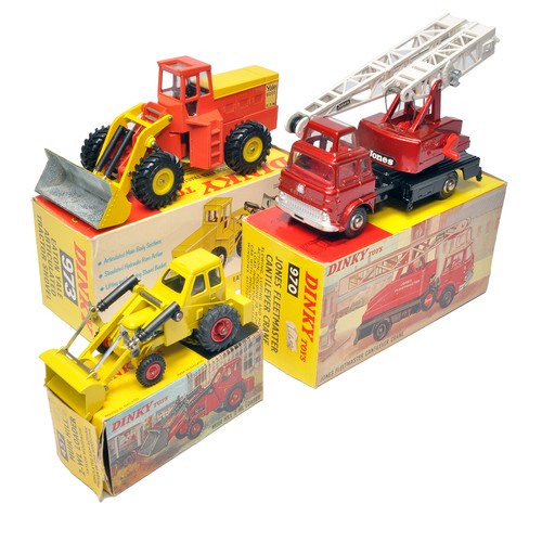 A trio of Dinky Commercial Diecast issues comprising Yale Tractor ...