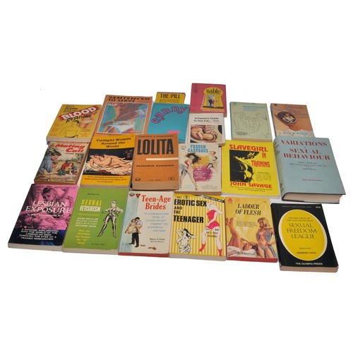 Adult vintage glamour book / magazine(s) comprising 21 hard to find mixed erotica books (21)