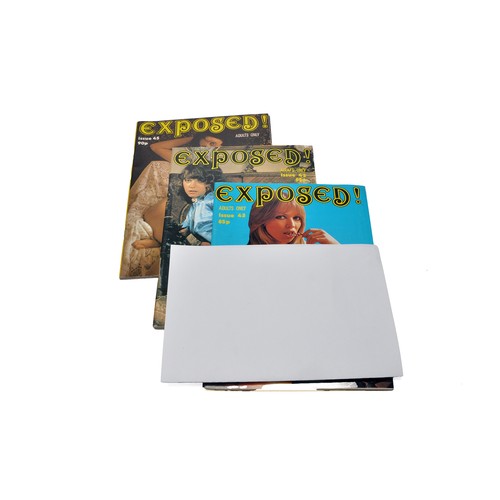 A group of adult vintage magazines and publications to include Exposed ...