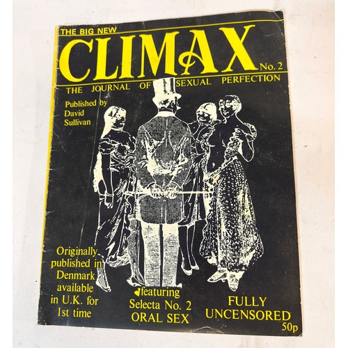 Adult vintage glamour book / magazine(s) comprising Climax - Notes ...