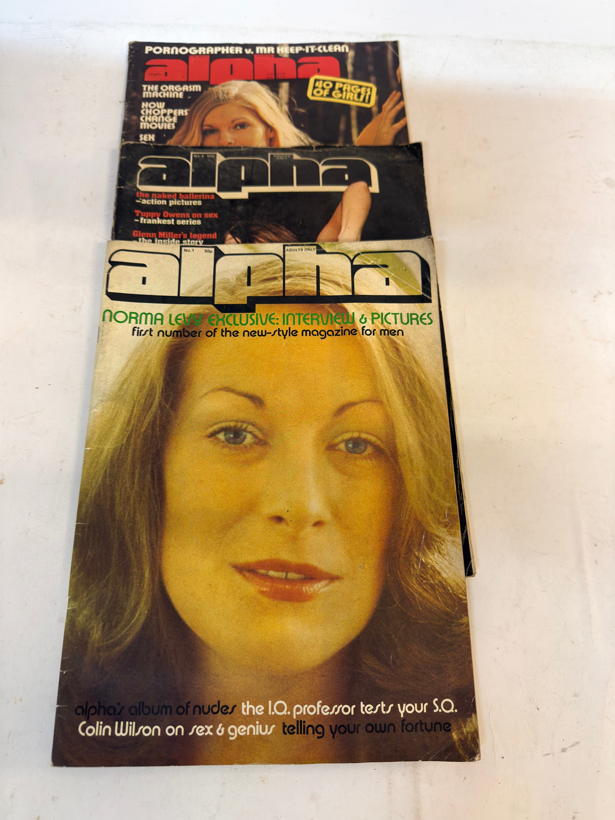 Adult vintage glamour book / magazine(s) comprising Alpha - Notes ...