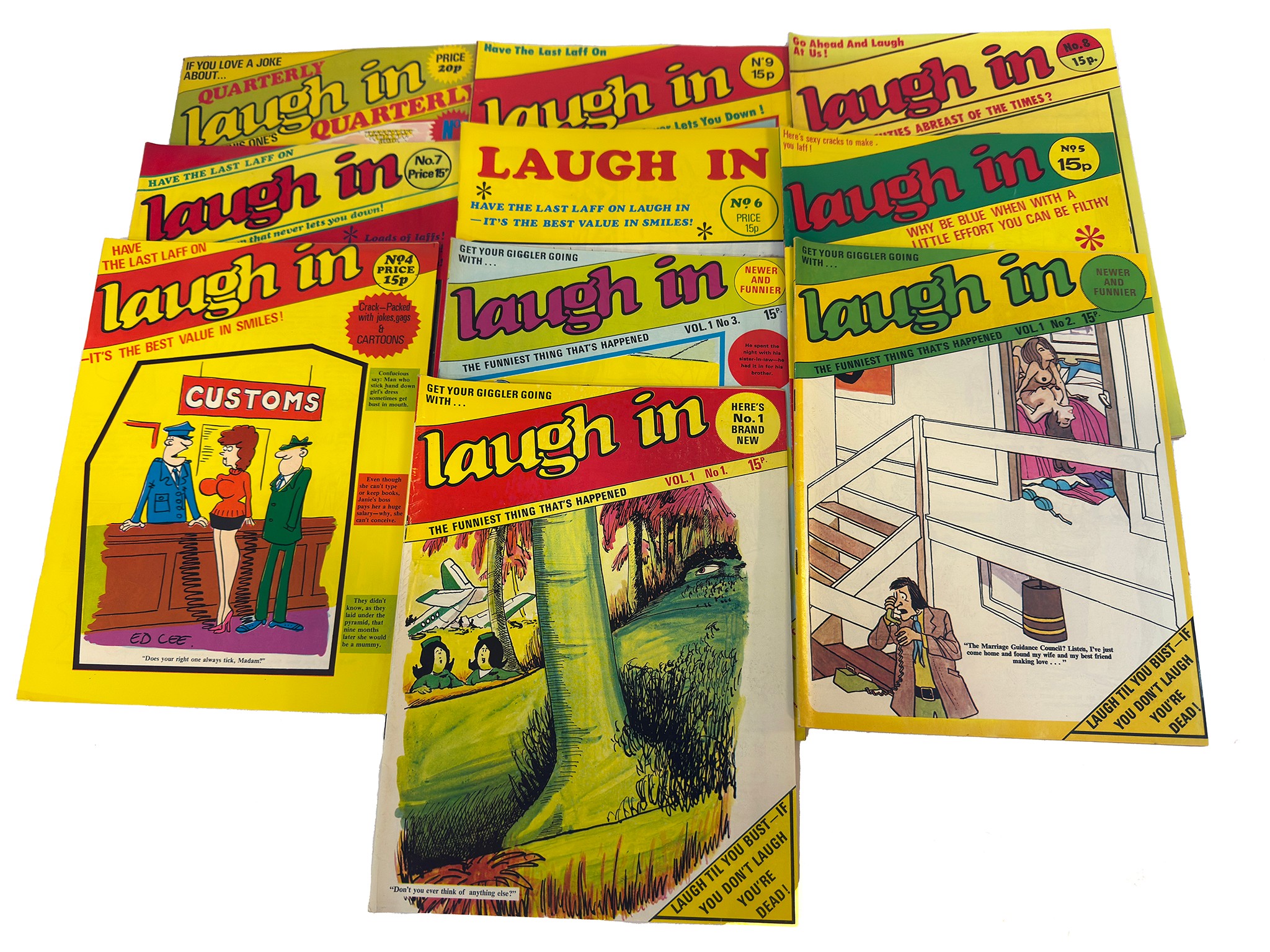 Adult vintage glamour book / magazine(s) comprising Laugh In - Notes ...