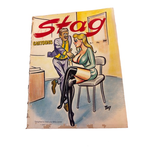 Adult vintage glamour book / magazine(s) comprising Stag Cartoons ...