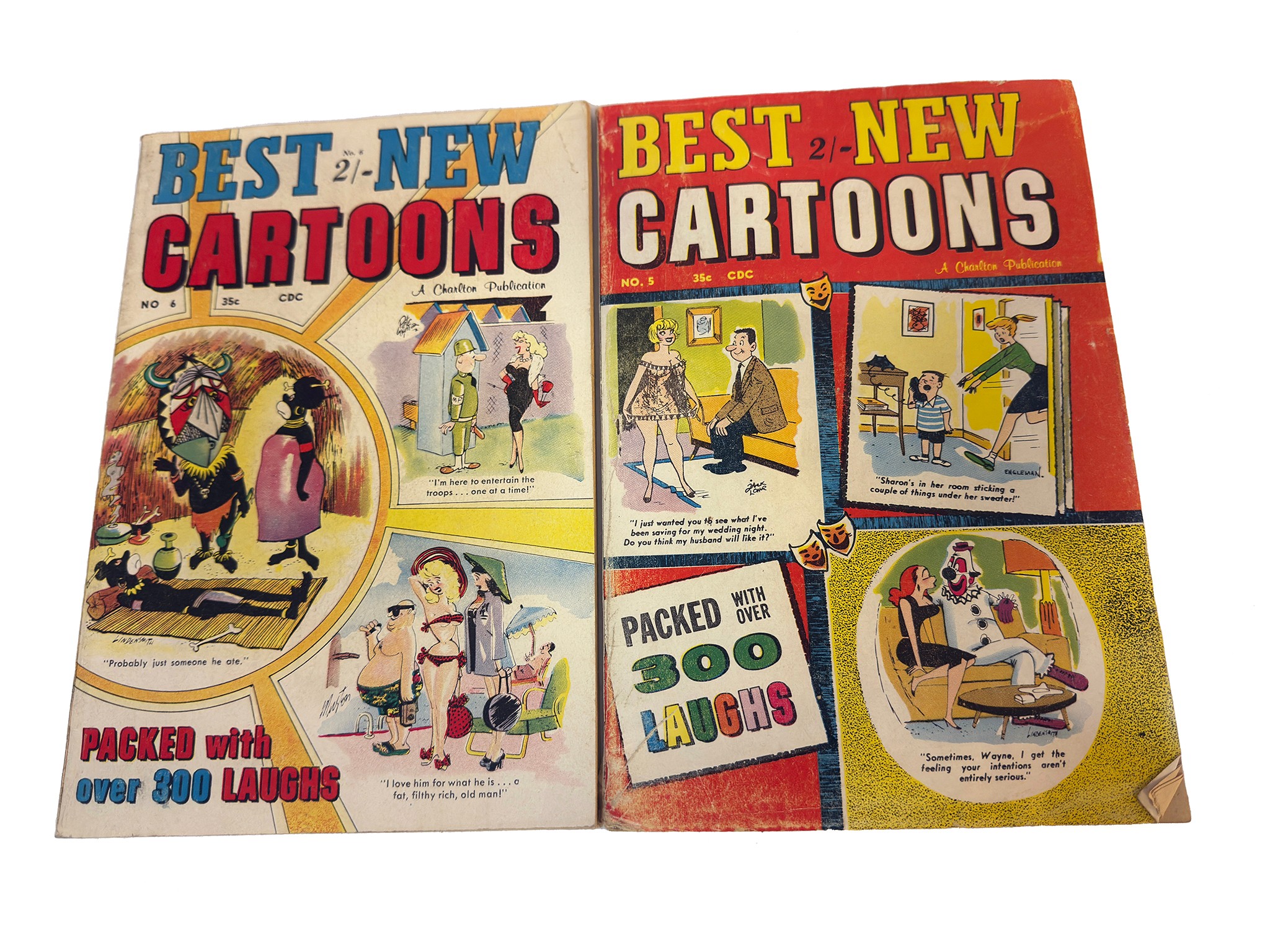 Adult vintage glamour book / magazine(s) comprising Best New Cartoons ...