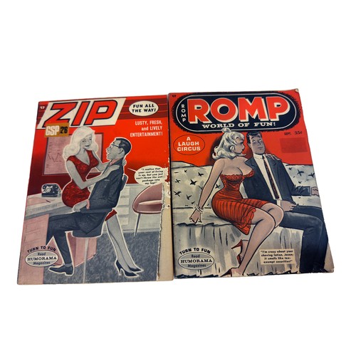 Adult vintage glamour book / magazine(s) comprising Romp & Zip - Notes ...