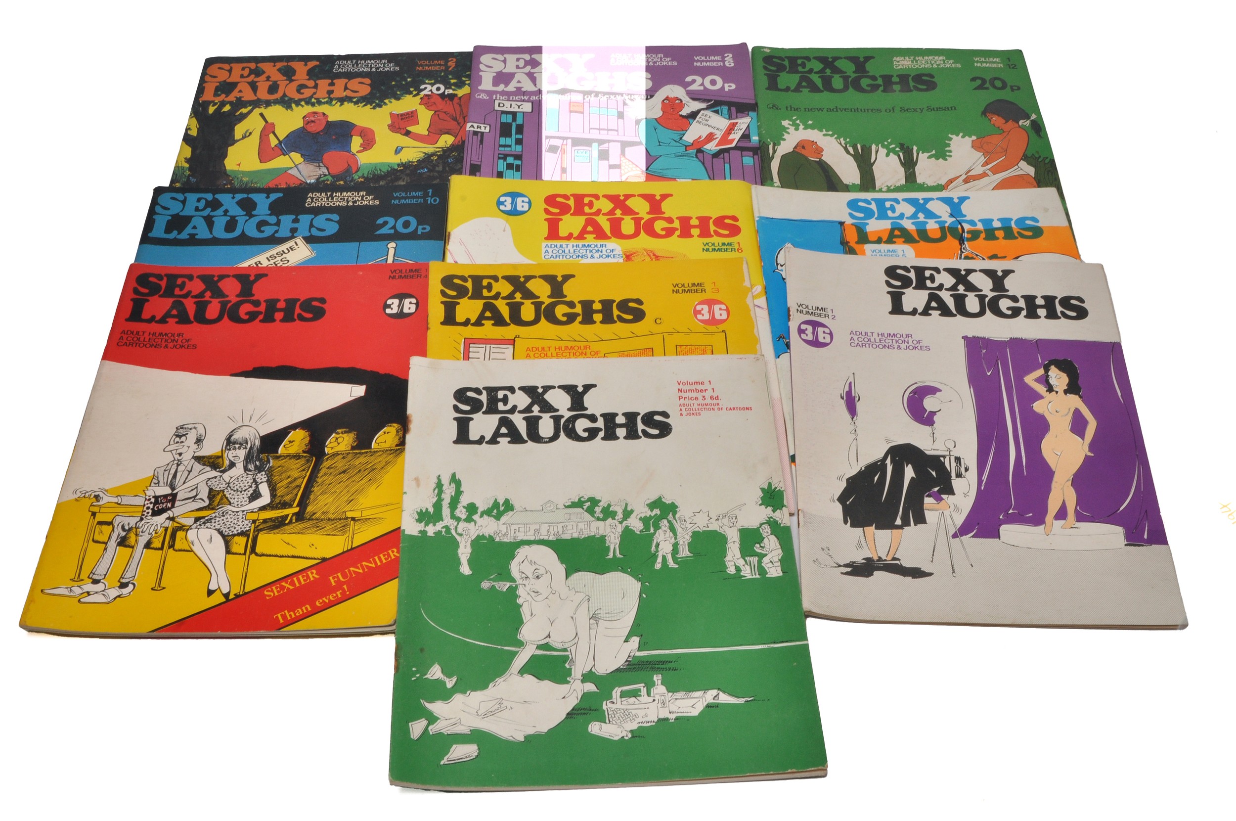 Adult vintage glamour book / magazine(s) comprising Sexy Laughs - Notes ...