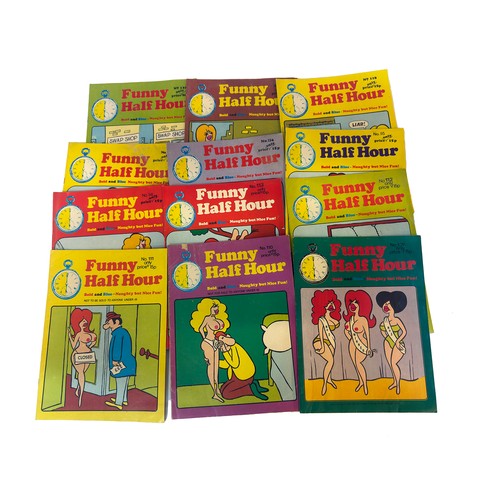 Adult vintage glamour book / magazine(s) comprising Funny Half Hour ...