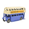 Dinky No. 29c pre-war Double deck bus. Blue and cream. Displays ...