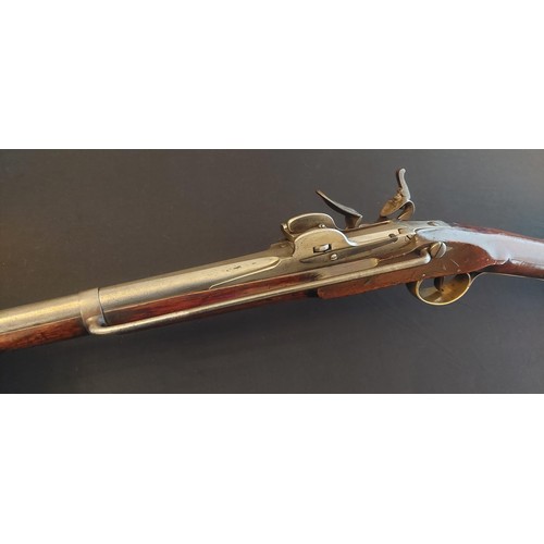A Rare .650” Calibre Breech-Loading Flintlock Rifled Carbine Built on ...