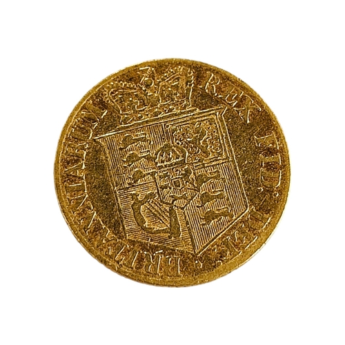 KING GEORGE III GOLD HALF SOVEREIGN 22 CARAT GOLD WITH CERTIFICATE