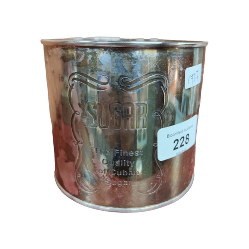 VINTAGE SUGAR TIN
