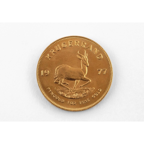A GOLD KRUGERRAND 1977
