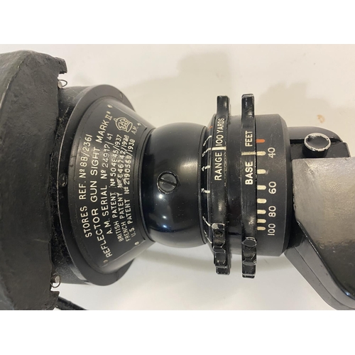 A SECOND WORLD WAR PROJECTOR GUN SIGHT MARK I An RAF Air Ministry ...