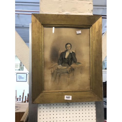 Two Watercolour Portraits of Victorian Gentlemen (Rev John Hopton & Rev ...