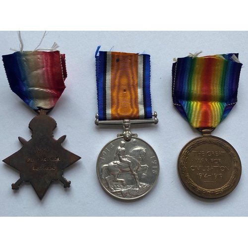 A FIRST WORLD WAR CASUALTY TRIO TO THE ROYAL BERKSHIRE REGIMENT. A ...
