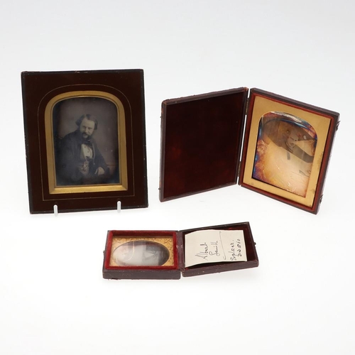 SMITH, ALBERT. THREE DAGUERREOTYPE PORTRAITS. Smith, Albert. Three ...