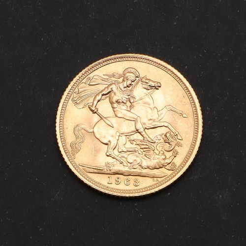 AN ELIZABETH II SOVEREIGN, 1963. An Elizabeth II Sovereign dated 1963 ...