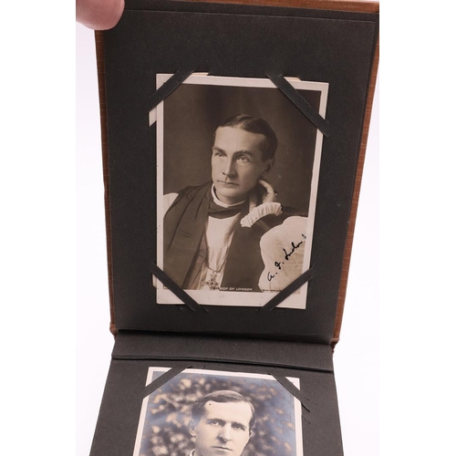 AN ALBUM OF POSTCARD PORTRAITS, c. 1905. An album of postcard ...
