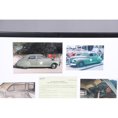 A SIGNED POSTCARD OF AVIATION PIONEER ALAN COBHAM AND ANOTHER ITEM. A ...