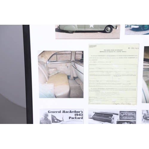 A SIGNED POSTCARD OF AVIATION PIONEER ALAN COBHAM AND ANOTHER ITEM. A ...