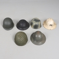 A COLLECTION OF MILITARY AND HOME FRONT HELMETS, SECOND WORLD WAR AND ...