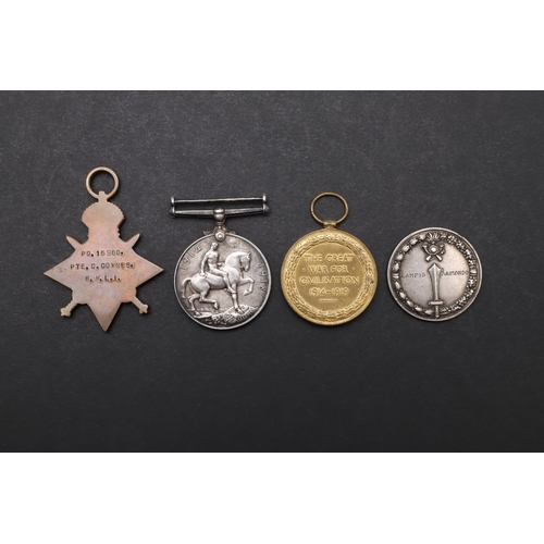 A FIRST WORLD WAR TRIO TO THE ROYAL MARINES LIGHT INFANTRY. A Great War ...