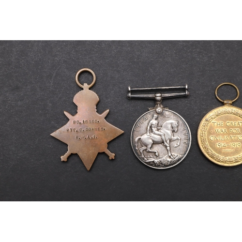 A FIRST WORLD WAR TRIO TO THE ROYAL MARINES LIGHT INFANTRY. A Great War ...