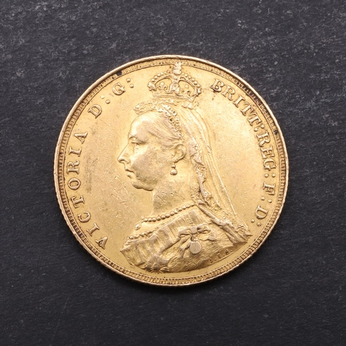 A QUEEN VICTORIA SOVEREIGN, 1887. A Queen Victoria Sovereign, Jubilee ...