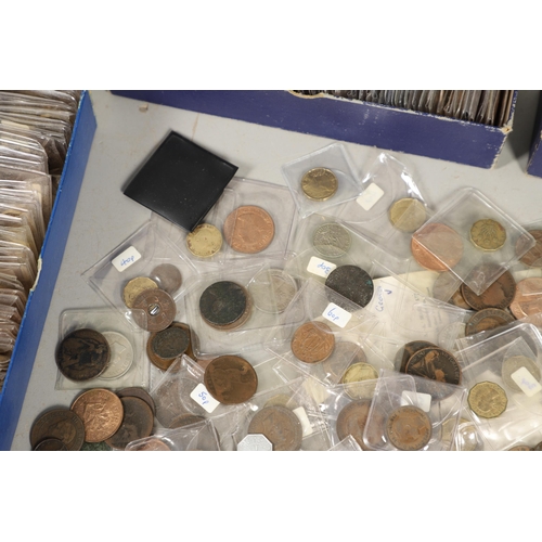 AN EXTENSIVE COLLECTION OF BRITISH COINS AND NUMISMATIC BOOKS. A large ...