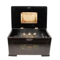 VICTORIAN MUSICAL BOX - 8 AIR. A Victorian musical box with an 8 air ...