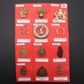 AN INTERESTING COLLECTION OF TWELVE SECOND WORLD WAR HOME GUARD CAP ...