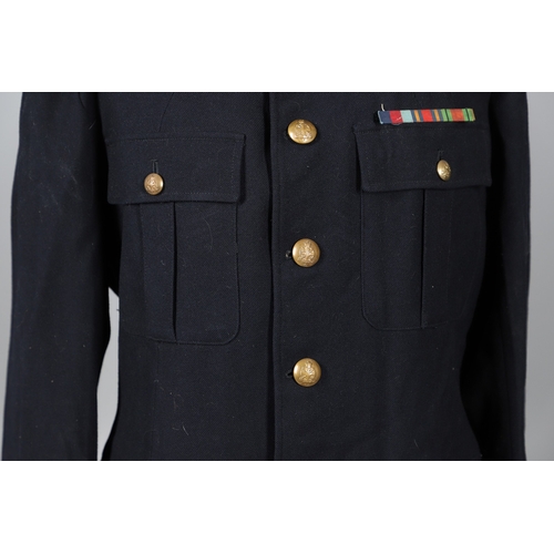 A DRESS UNIFORM WITH NORTH LANCASHIRE REGIMENT BUTTONS. A single ...