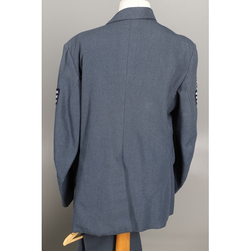 TWO RAF NUMBER ONE DRESS UNIFORMS. An RAF uniform with label 'Uniform ...