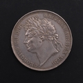 A GEORGE IV CROWN, 1822. A George IV Crown, obverse laureate bust l ...