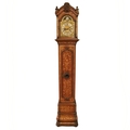 LATE 18TH CENTURY DUTCH WALNUT AND MARQUETRY LONGCASE CLOCK. Lambertus ...