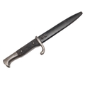A SECOND WORLD WAR GERMAN KNIFE AND SCABBARD BY HORSTER. With a 15 cm ...