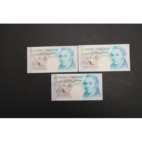 A COLLECTION OF 'D' PICTORIAL ISSUE, ONE, FIVE AND TEN POUND NOTES. A ...