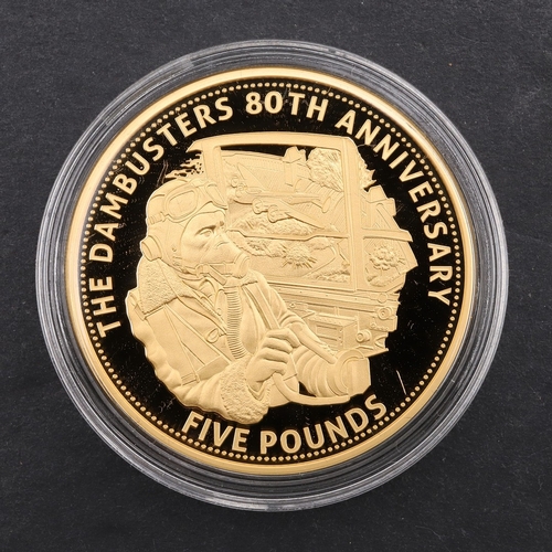 A CHARLES III GOLD PROOF TWO COIN DAM BUSTER SET, 2023. A two coin set ...
