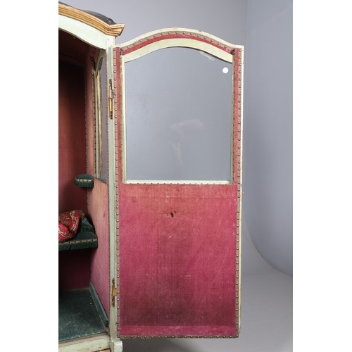 AN 18TH CENTURY AND LATER FRENCH SEDAN CHAIR, CIRCA 1760. the domed ...