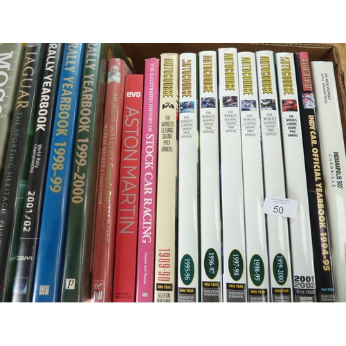 COLLECTION OF MOTORING BOOKS INC AUTO COURSE 1989, 1995-1999, 2001 ...