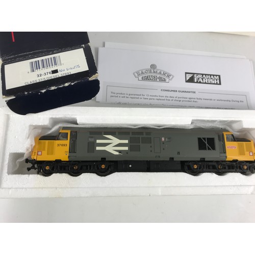 BACHMANN BRANCH-LINE MODEL RAILWAYS, 32-376 (NO LIGHTS) CLASS 37/5 ...