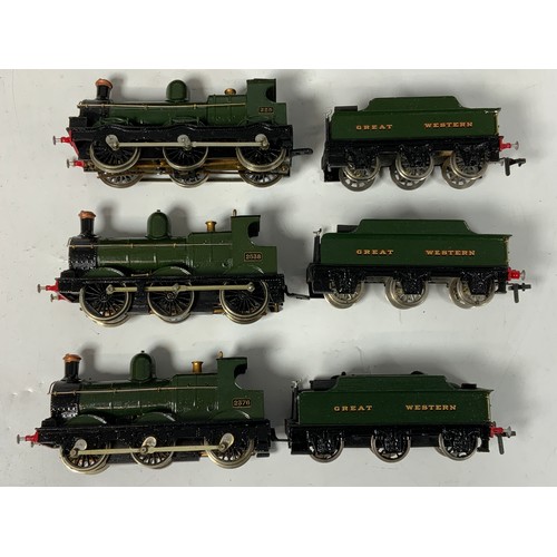 3 GWR, U/B EARLY 0-6-0 TENDER LOCOMOTIVES, 2376, 2538, 325.
